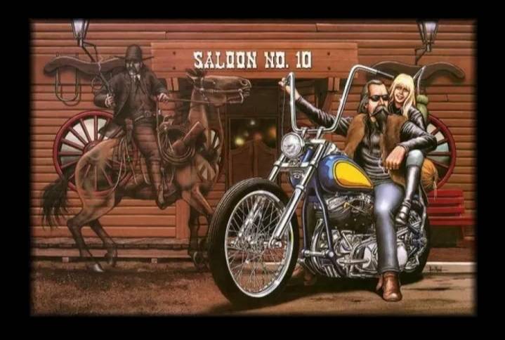 Chopper Saloon Flag – Pedro's Parts